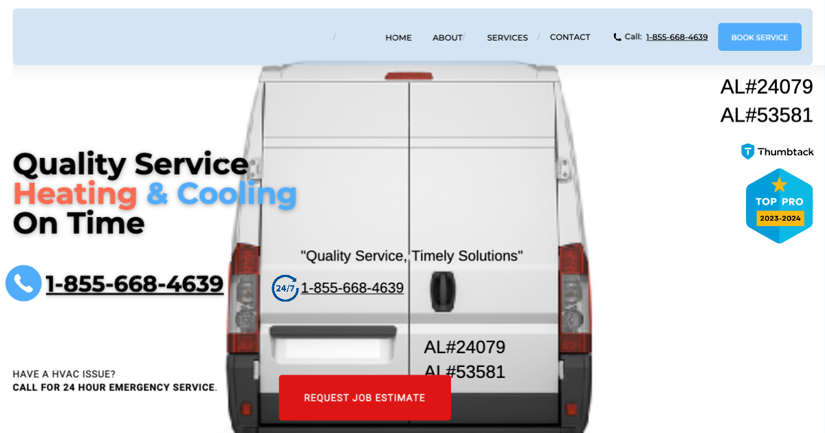 On Time Heating and Cooling